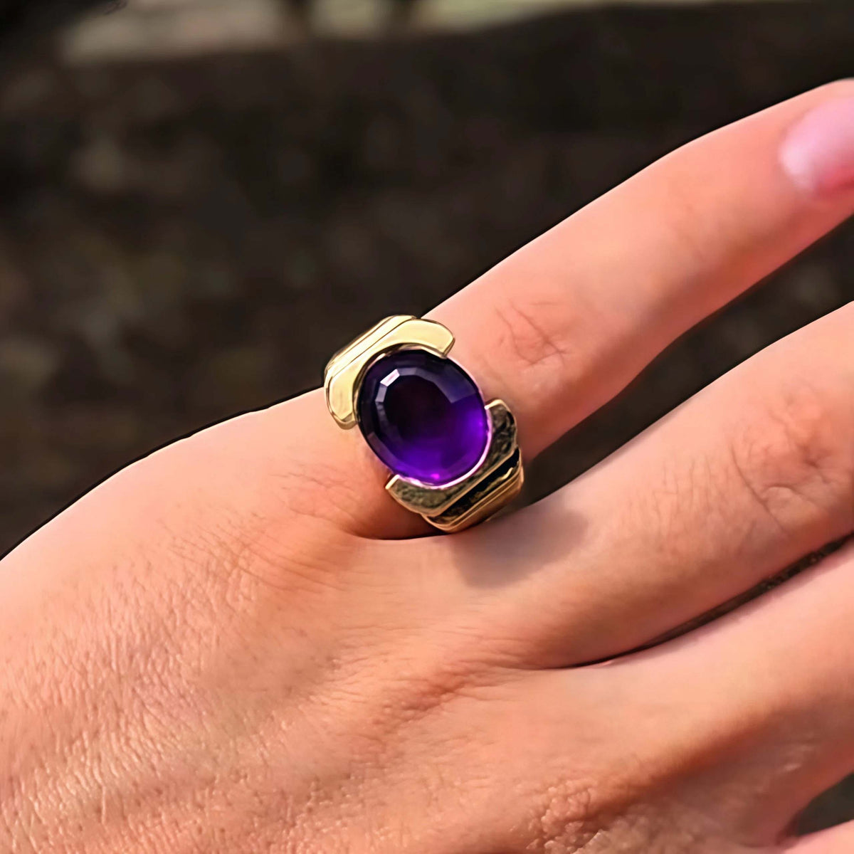 3.5Ctw Violet Dream Gemstone Ring-JOSHINY